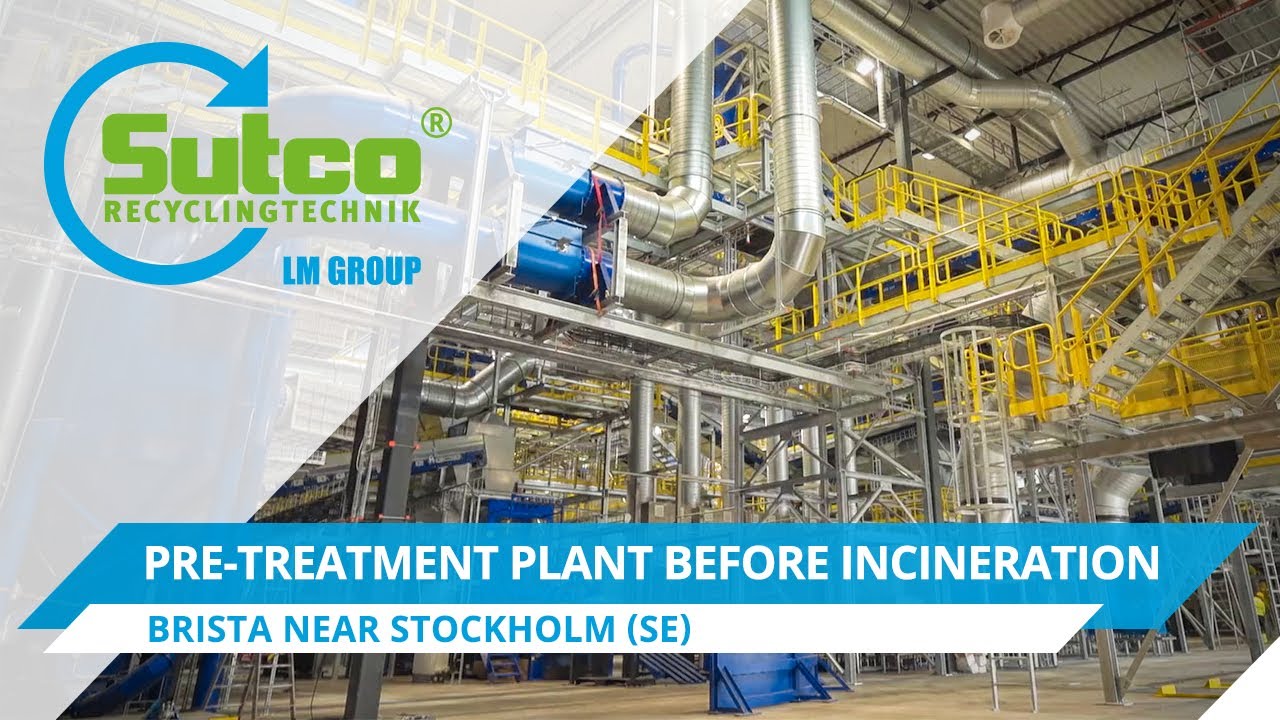 Pre-treatment plant for the return of recyclable materials to the ...