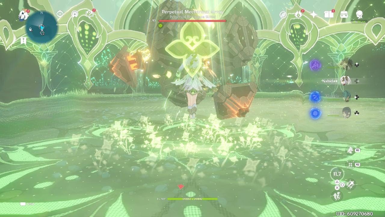 Genshin Impact Full em dragon's bane cyno hyper bloom - YouTube