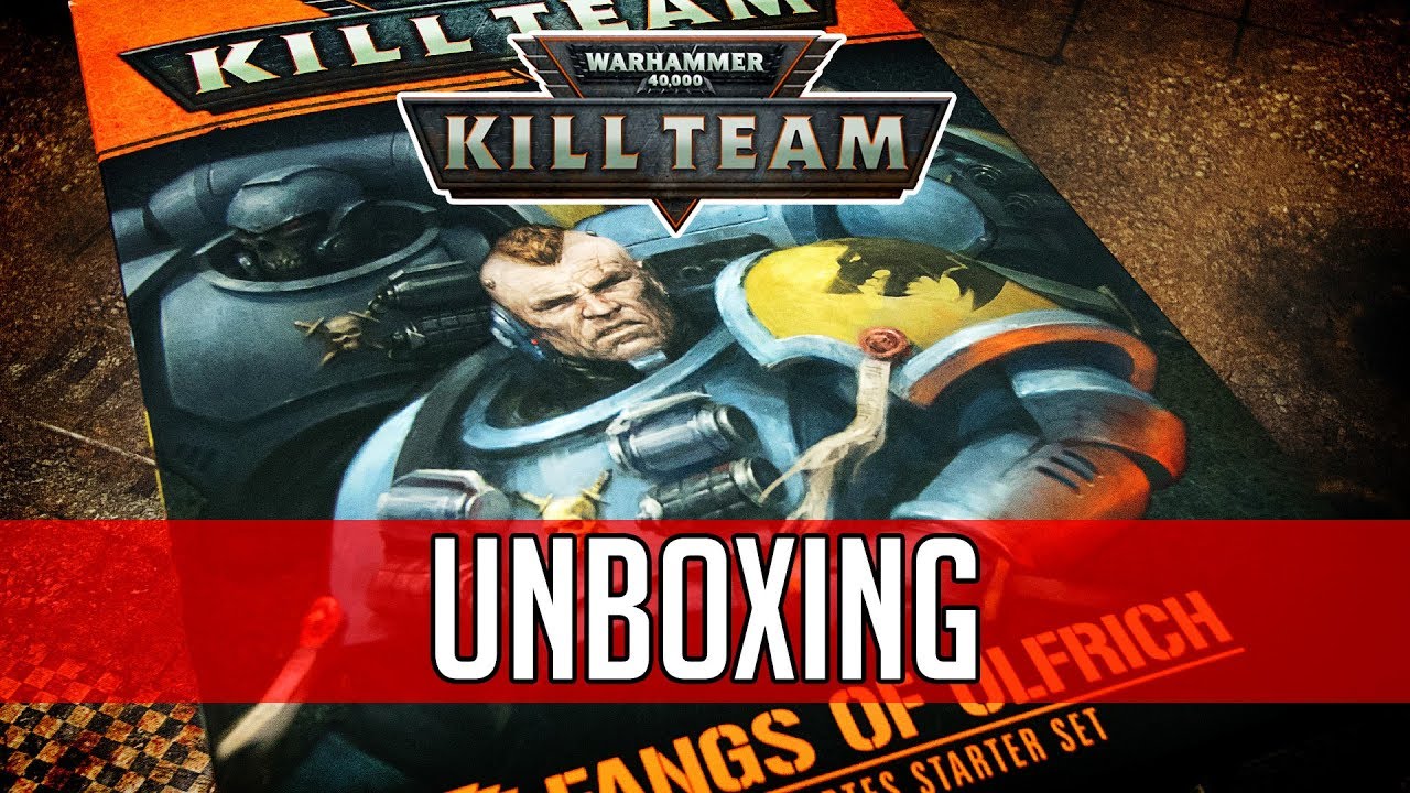 Unboxing Kill Team Space Wolves Starter set Fangs of Ulfrich - YouTube