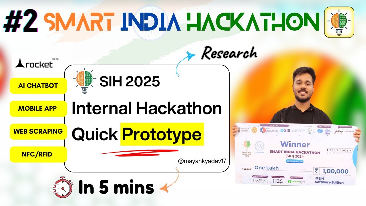 🚀 SIH Internal Hackathon 2025 | Build Your Prototype in 5 Minutes ⏱ ...
