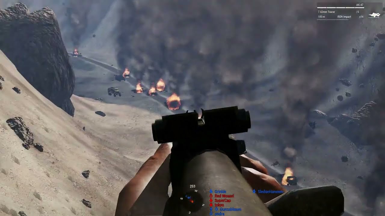 Most Satisfying Road Vehicle Ambush EVER - YouTube