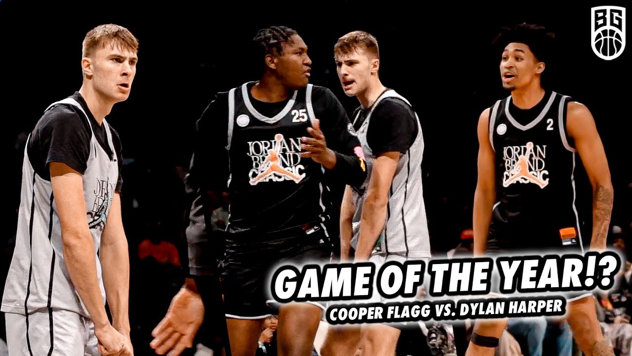 GAME OF THE YEAR?! Cooper Flagg VS. Dylan Harper Got CHIPPY At the ...