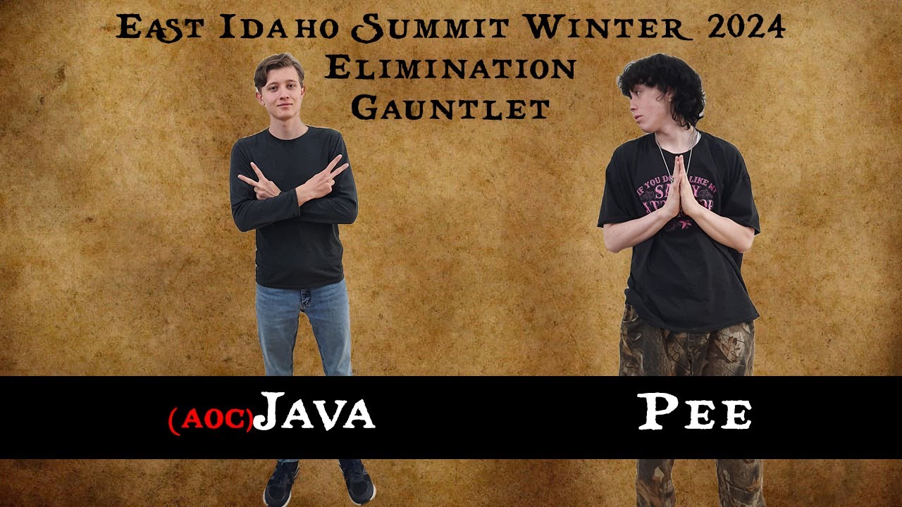 East Idaho Winter Summit 2024 Elimination Gauntlet Java vs Pee - YouTube