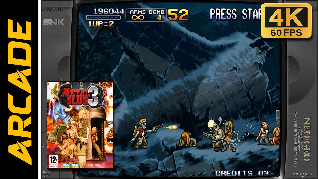 METAL SLUG 3 - 4K 60FPS Upscaling - SNK NEO GEO COIN-OP [2000] - YouTube