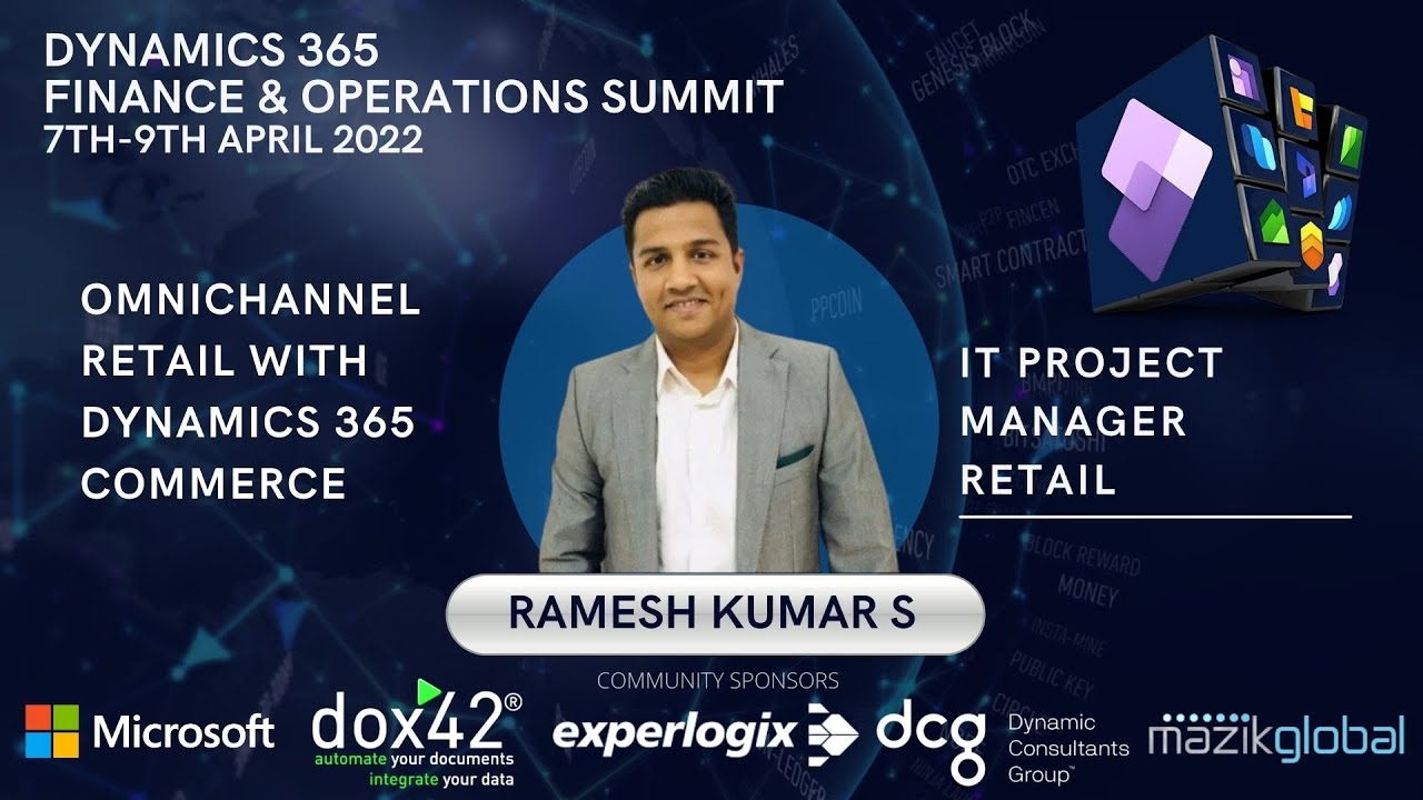 Omnichannel Retail with Dynamics 365 Commerce - Ramesh Kumar. - YouTube