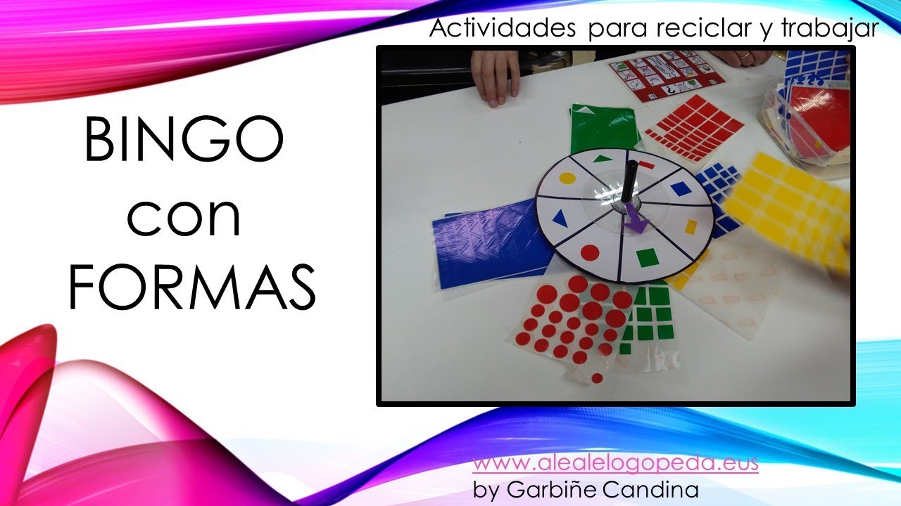 BINGO CON FORMAS (Reciclar) - YouTube