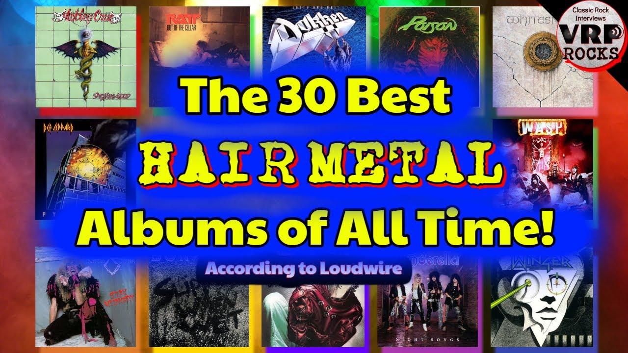 Top 30 Hair Metal Albums of All Time - YouTube