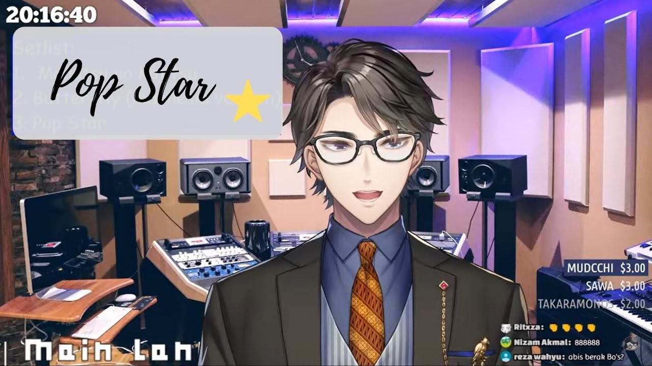 【NIJISANJI ID】Pop Star / 平井堅【Taka Radjiman】 - YouTube