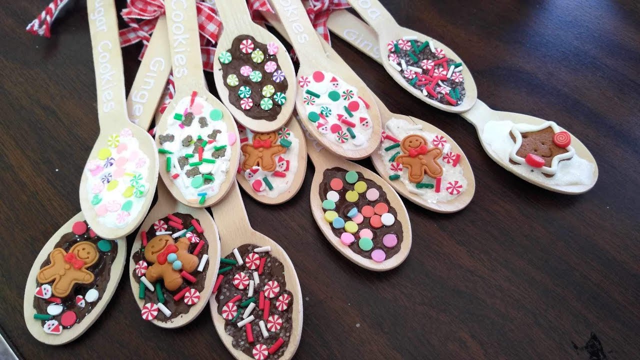 Making Ornaments Using Spoons? #gingerbread #dollartreediy - YouTube
