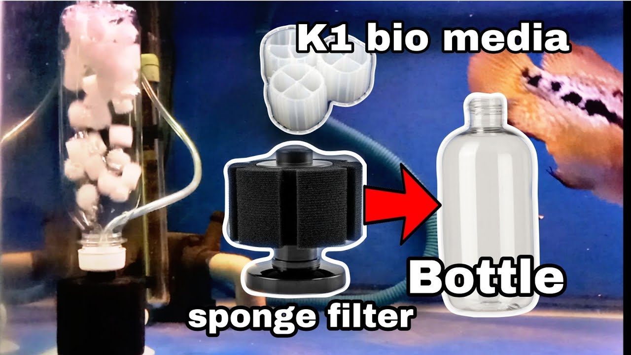 Adding K1 filter media on bio sponge filter #aquariumhobby # ...