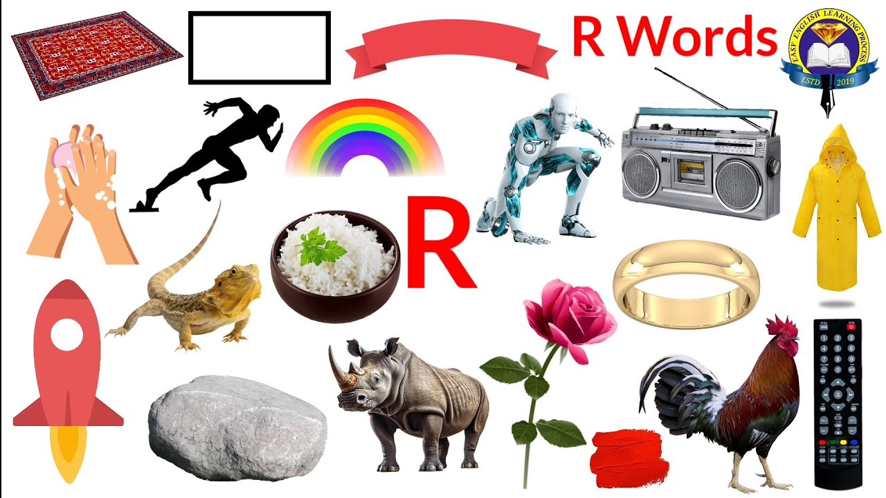 R Letter Words | Vocabulary Words With R | English Vocabular | Rat ...