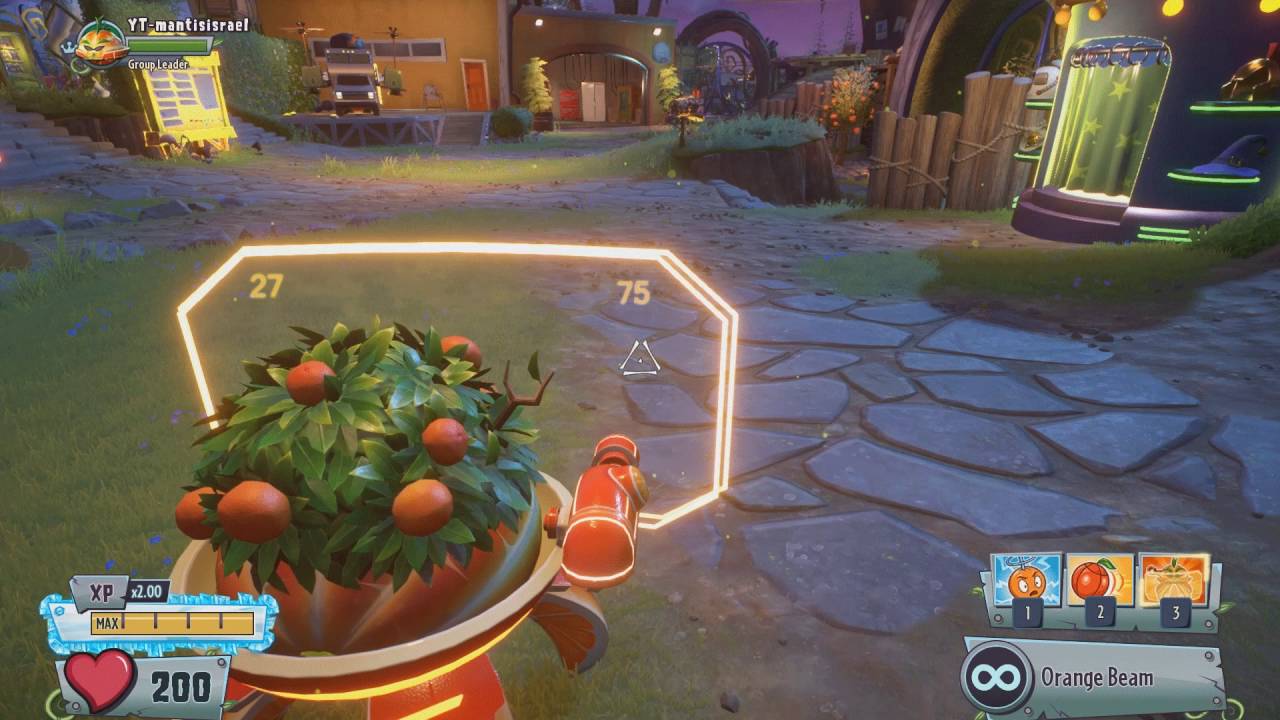 PvzGW2 - citron shield with on shield display HP on right and time left ...
