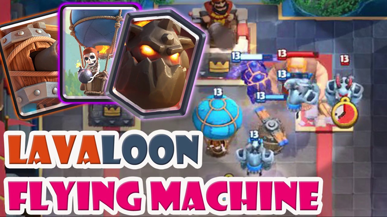 Best Lavaloon Flying Machine Deck 😱😱😱 OMNIPOTENT Clash Royale Deck ...