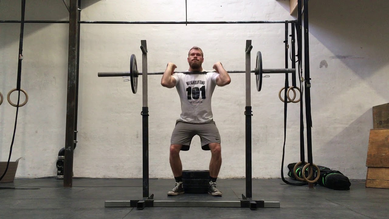 Box Front Squats (below parallel) - YouTube