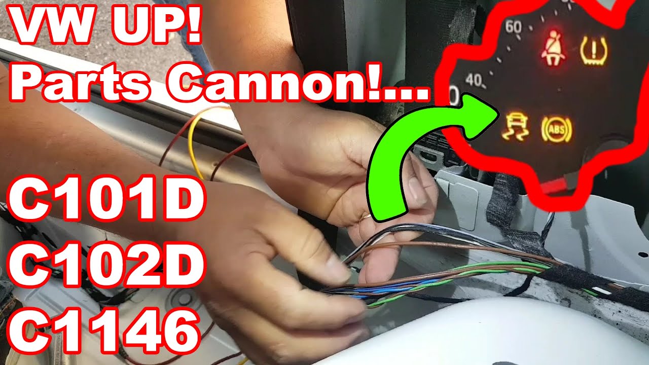 Volkswagen UP! ABS and ESP lights on... Fault finding and repair. - YouTube