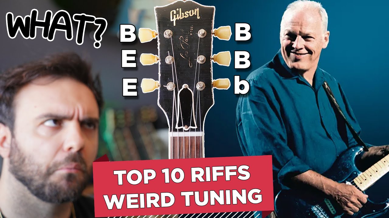Top 10 FAMOUS Guitar RIFFS with WEIRD Tuning | Walrus Canvas Tuner ...