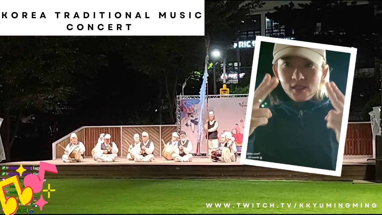 night Korea traditional music concert 🍺 | Chuncheon 10/07/2022 🇰🇷 - YouTube