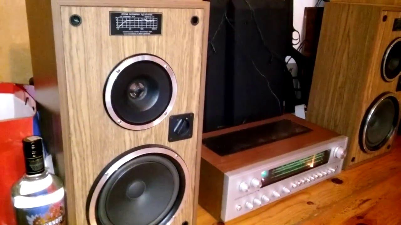 Unitra Diora Elizabeth DSH-203 i kolumny Tonsil Zgc40-8-580 - YouTube