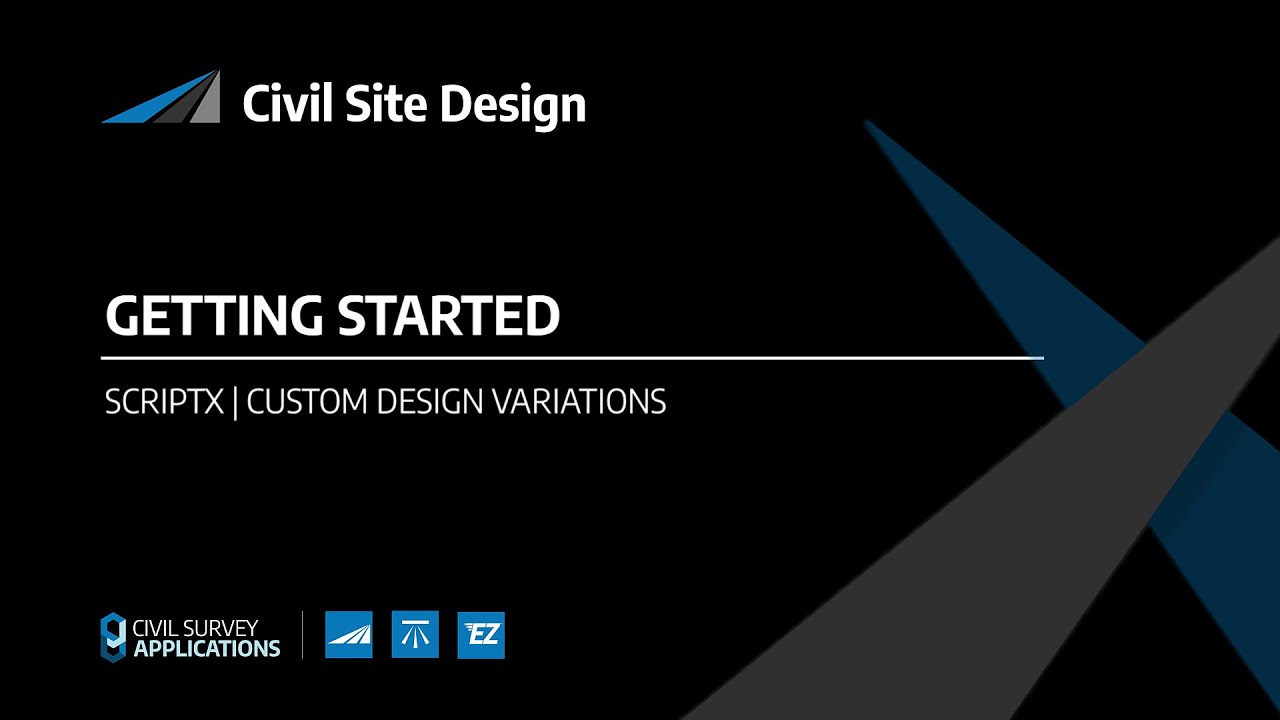 Civil Site Design | Custom Variations - Getting Started - YouTube