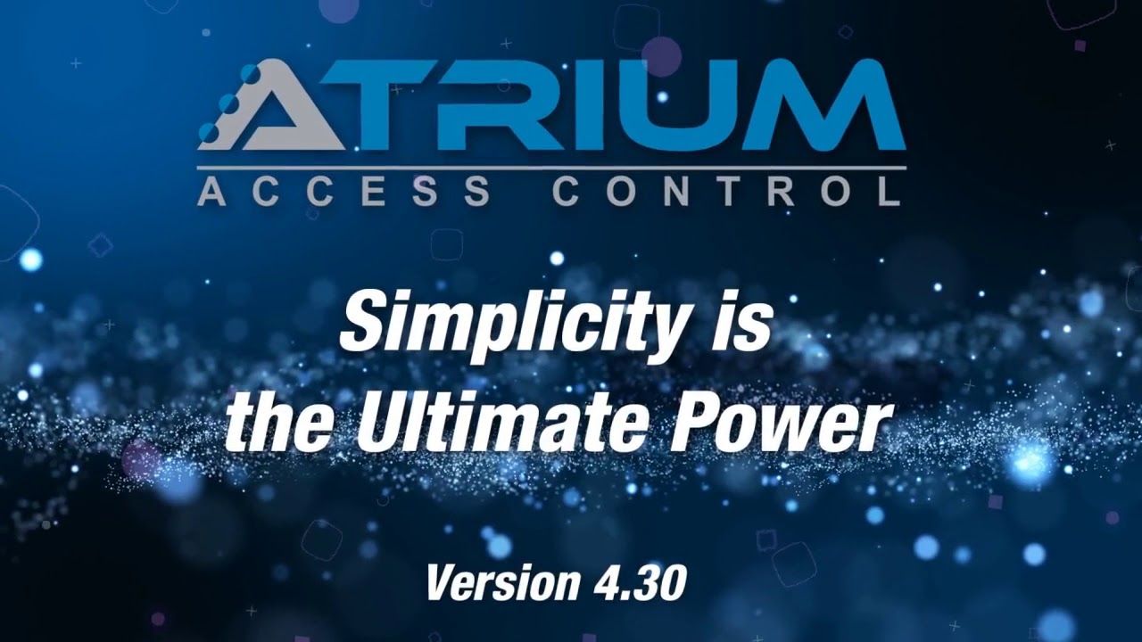 New CDVI Products: GALEO BT (Bluetooth) and ATRIUM Version 4.30 - YouTube