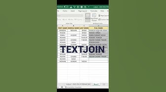 How to use textjoin formula in excel | Difference Between Concatenate & text join | Advance excel