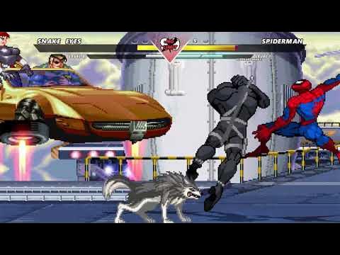 SNAKE EYES VS SPIDERMAN | HIGH OCTANE MUGEN COMBAT - YouTube