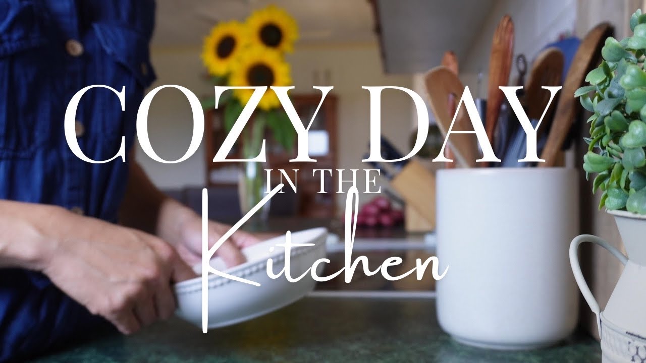 Cozy day in the kitchen preparing EASY recipes! Pork Ribs, French Bread ...