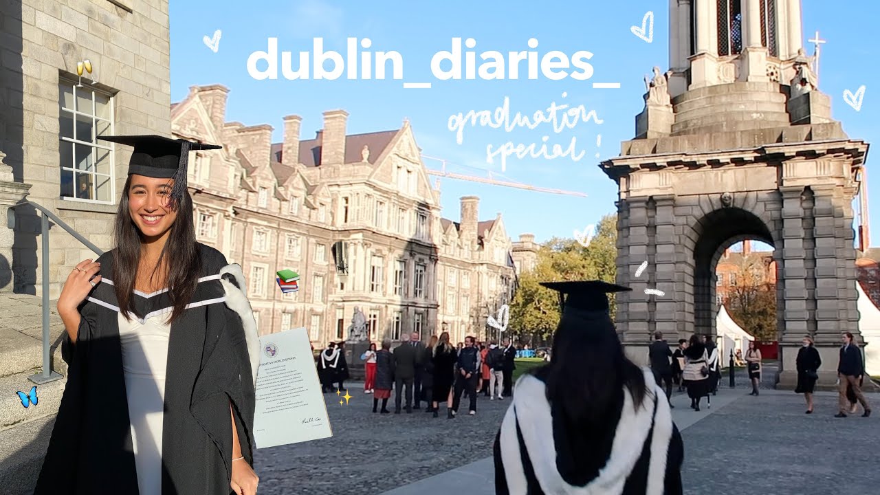 finally graduating from college | dublin diaries - YouTube