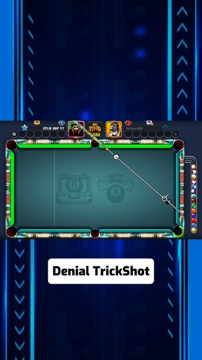 Denial Trick Shot - Berlin Table 🔥 I 8 Ball Pool I #8ballpool #gaming #ziya8bpyt #trickshots ...