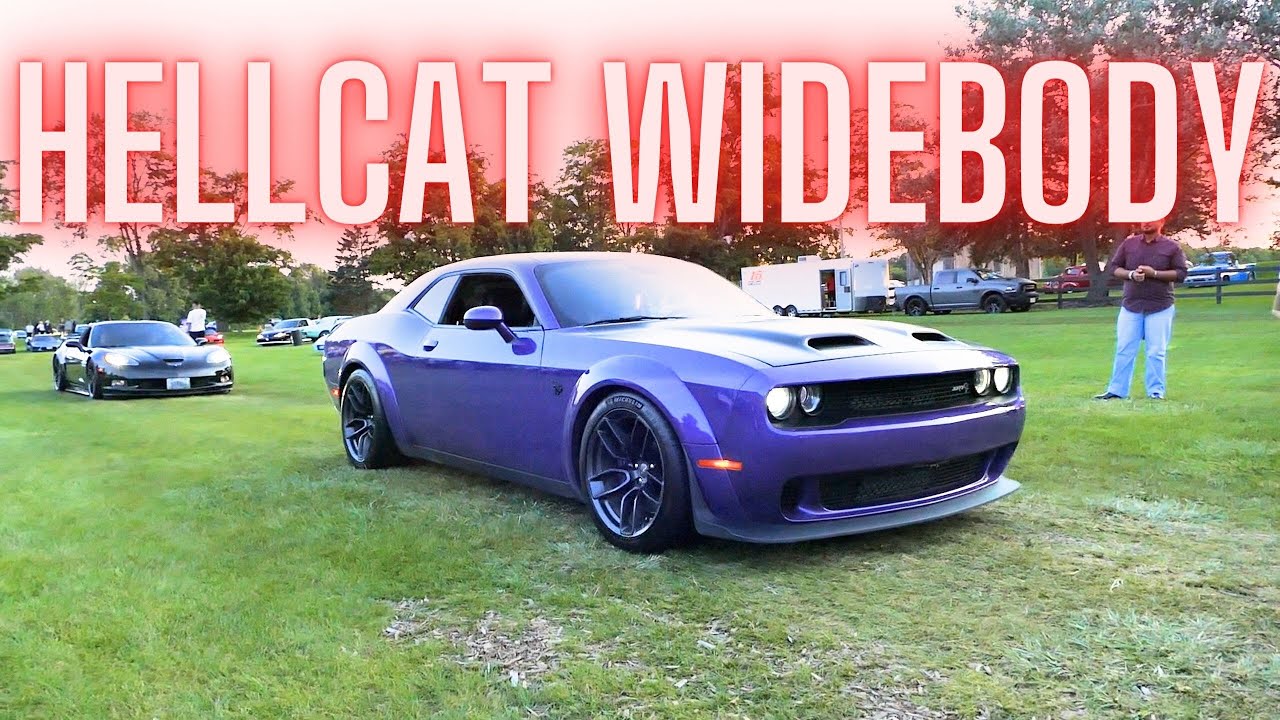 hellcat car meet - YouTube