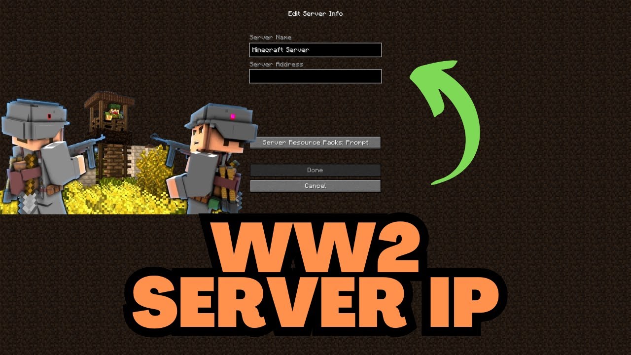 Minecraft WW2 Server IP Address - YouTube