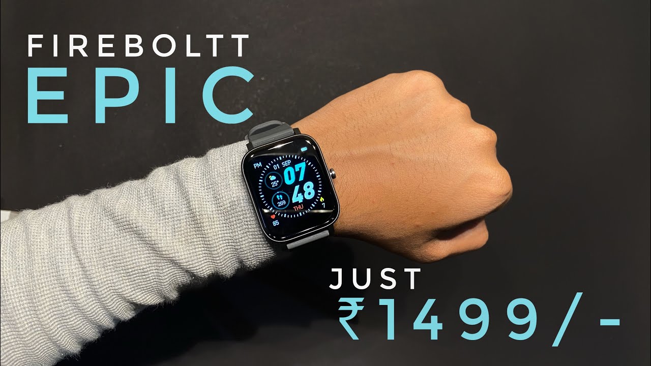 Fireboltt Epic Smartwatch Unboxing and review in Tamil - YouTube
