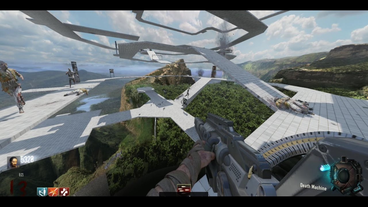 Hardest Map In Zombies Attempt | BO3 Custom Zombies (octagonal map ...