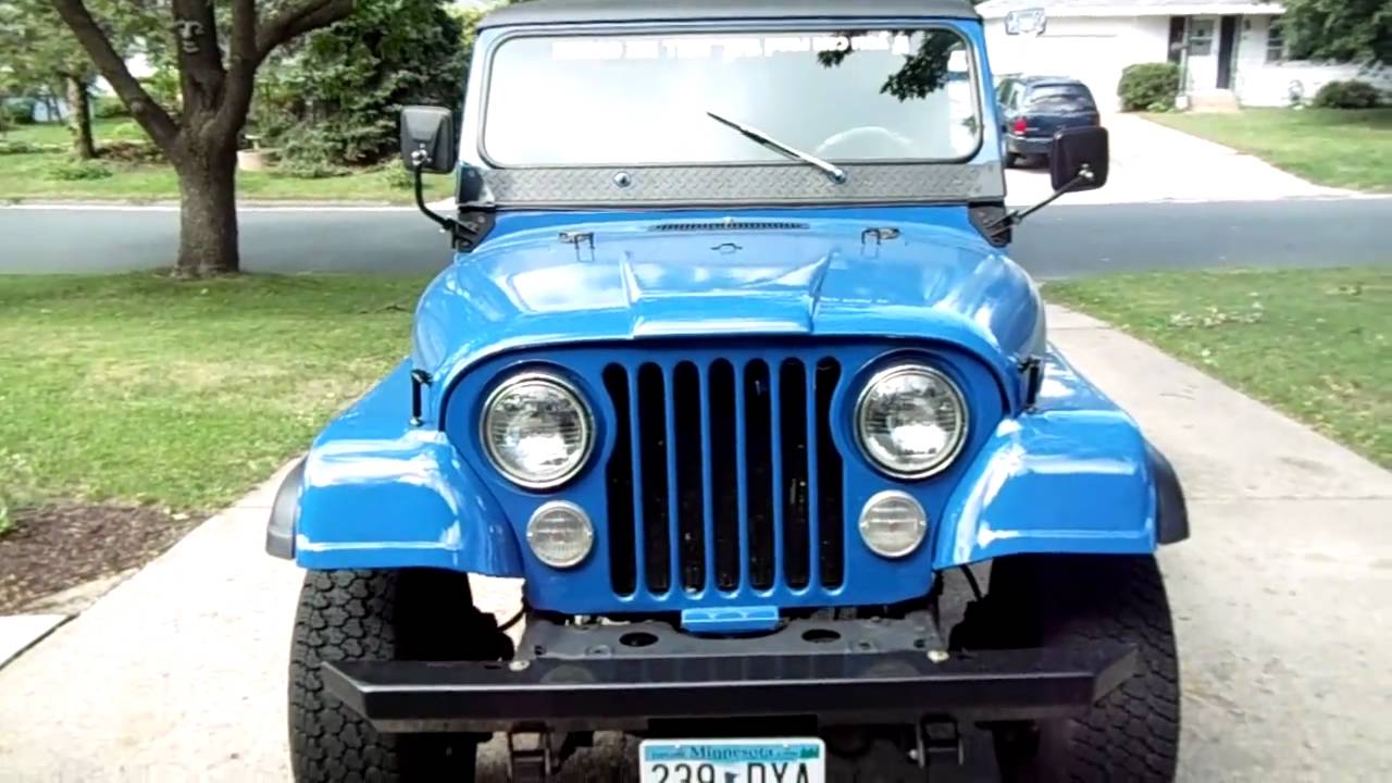 Blue 79 CJ7 - YouTube
