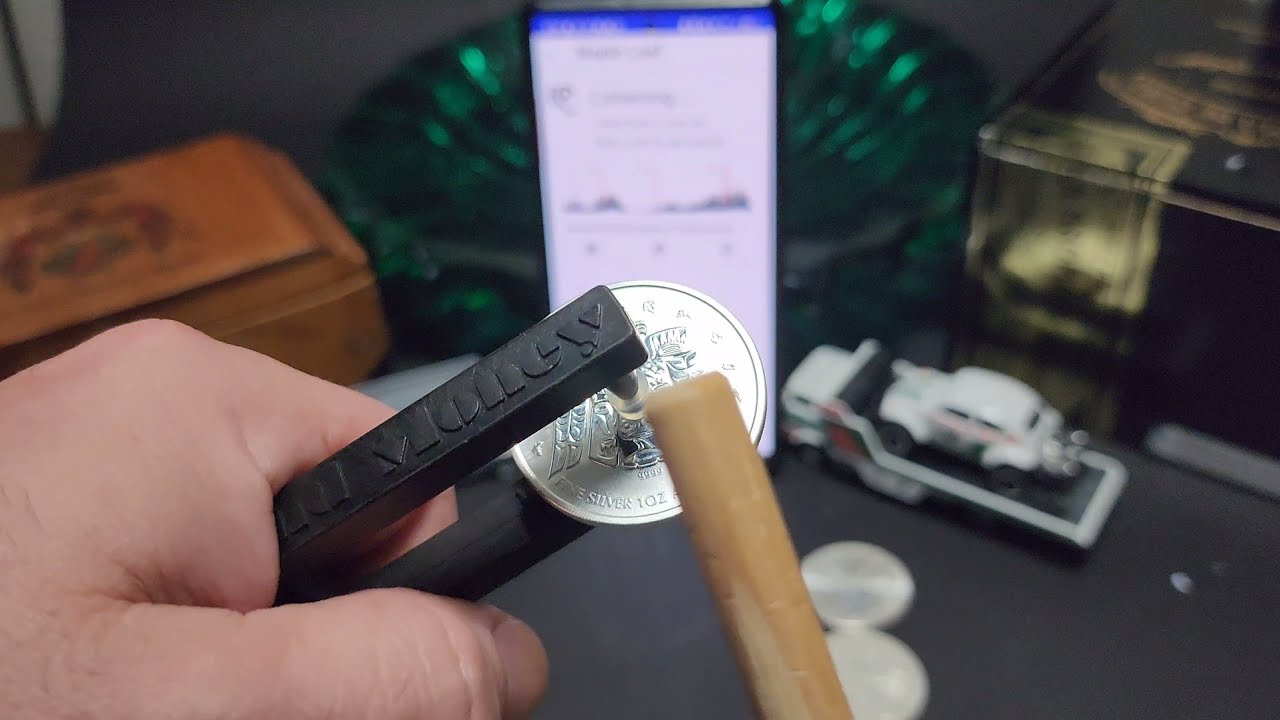 I ping test a few silver coins. Turns out, I was mad at my silver ...