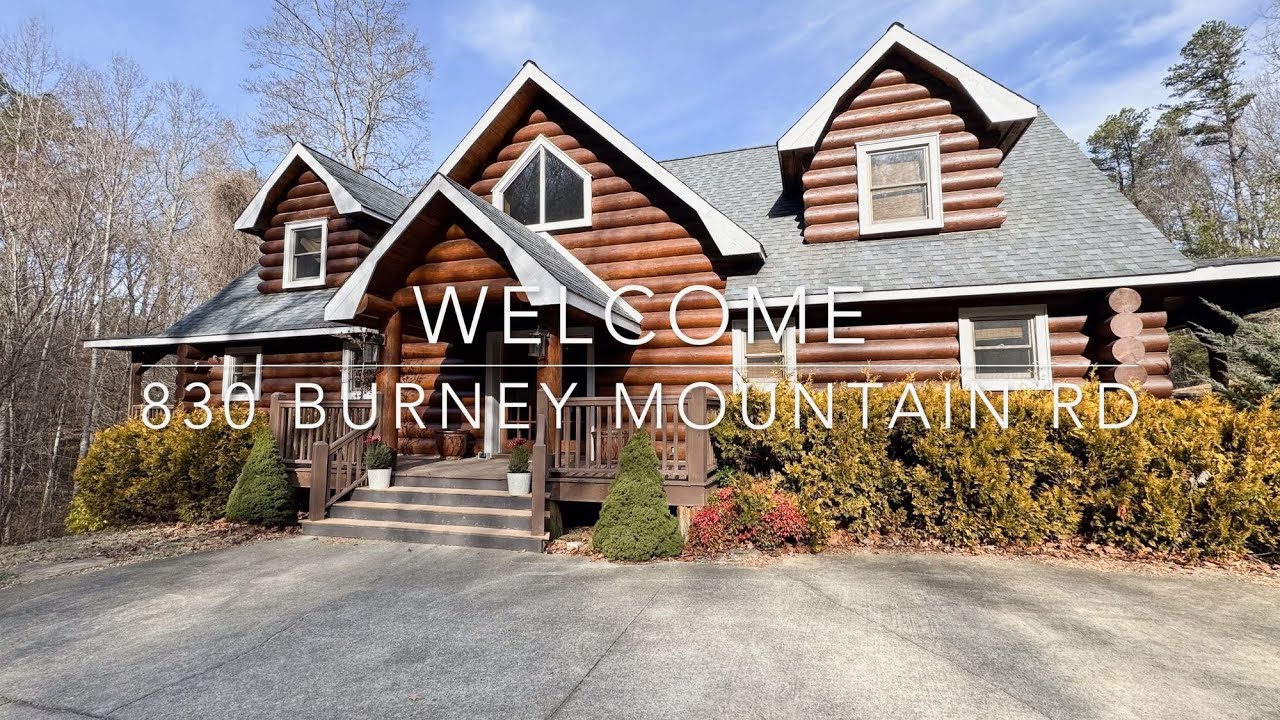 Custom Log Home Tour North Carolina Cabin - YouTube