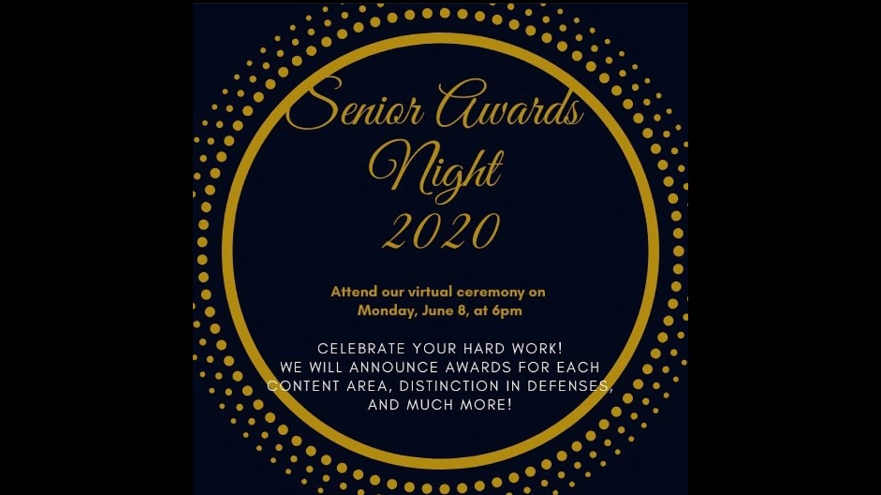 Senior Awards Night 2020 - YouTube