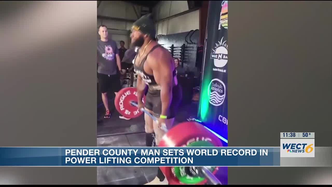 Pender County man wins world championship powerlifting event - YouTube