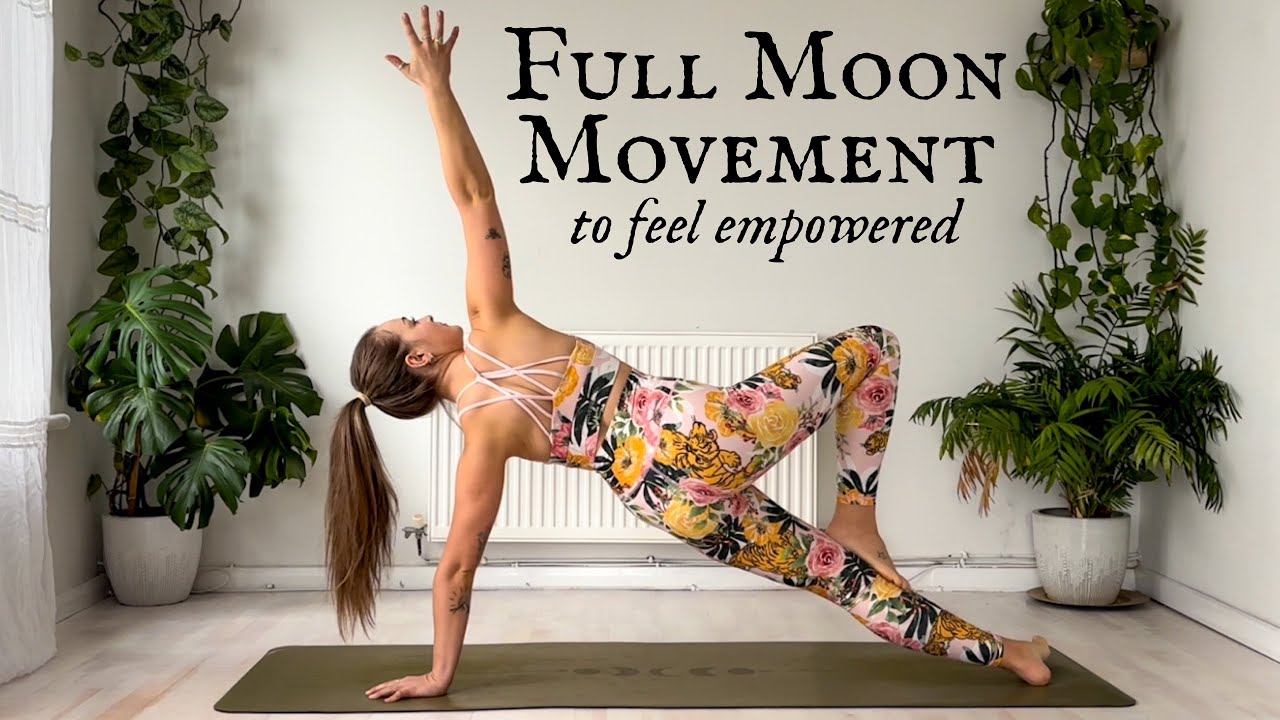 Full Moon Movement to Feel EMPOWERED! 🌼💛 - YouTube