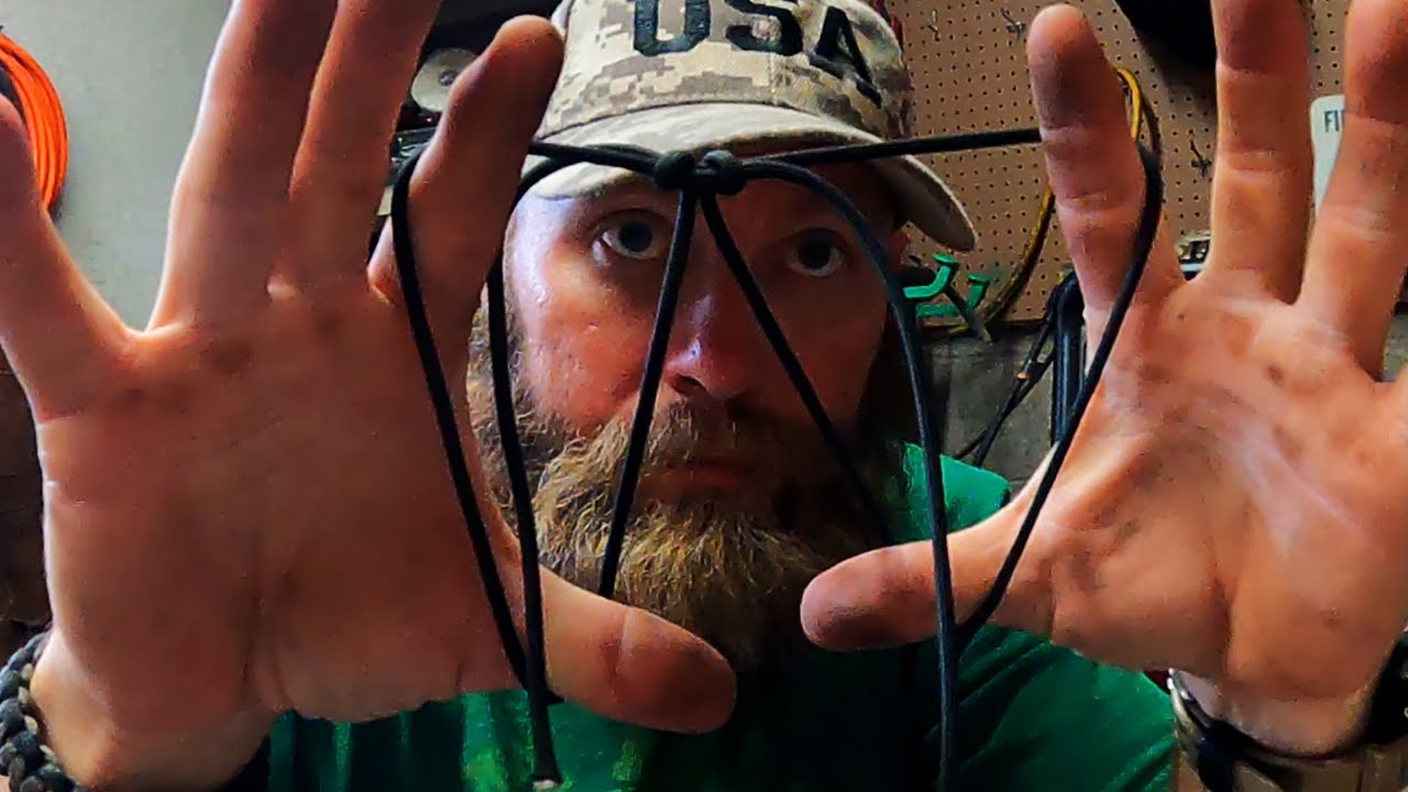 handcuffs from 550 cord - YouTube