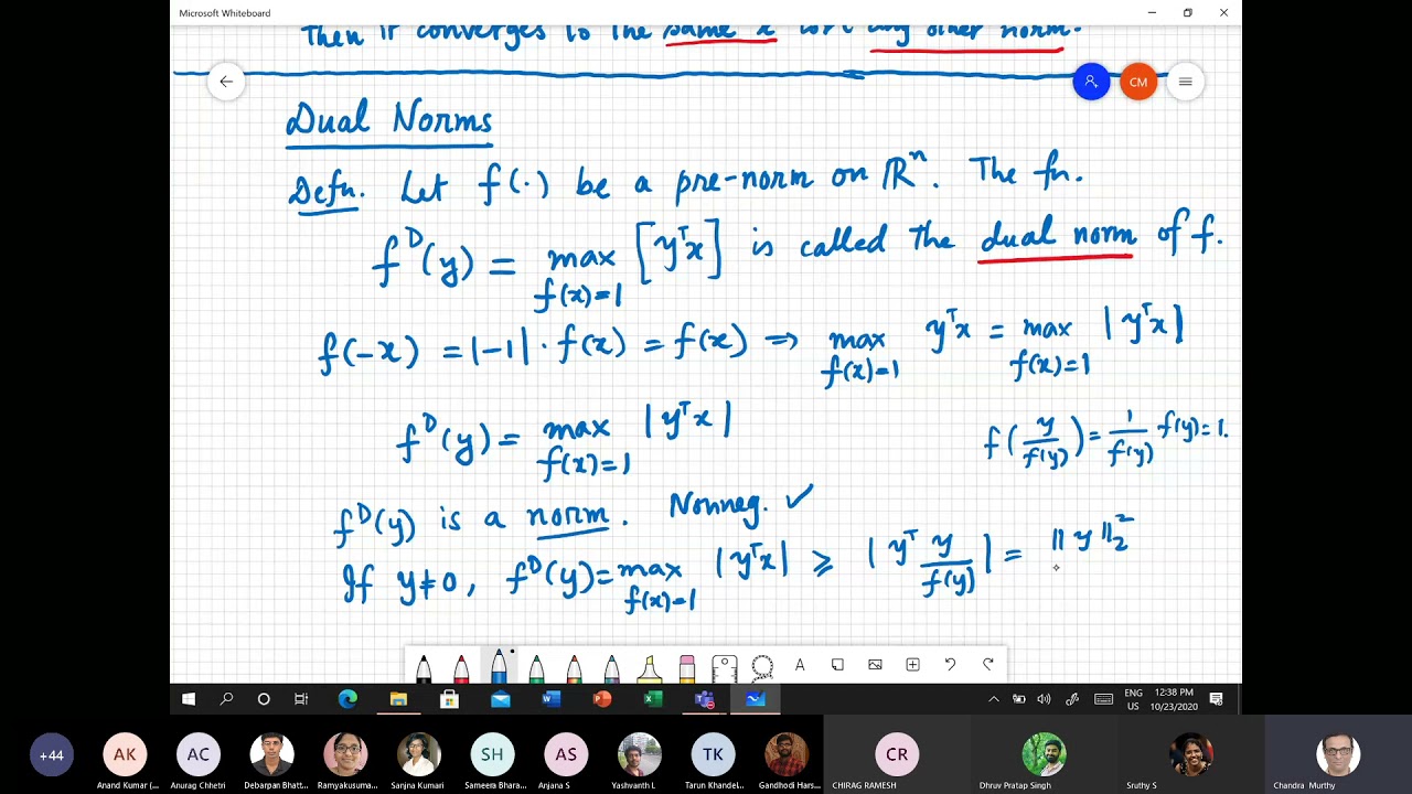 Matrices - Lecture 9 - Dual norms, matrix norms - YouTube