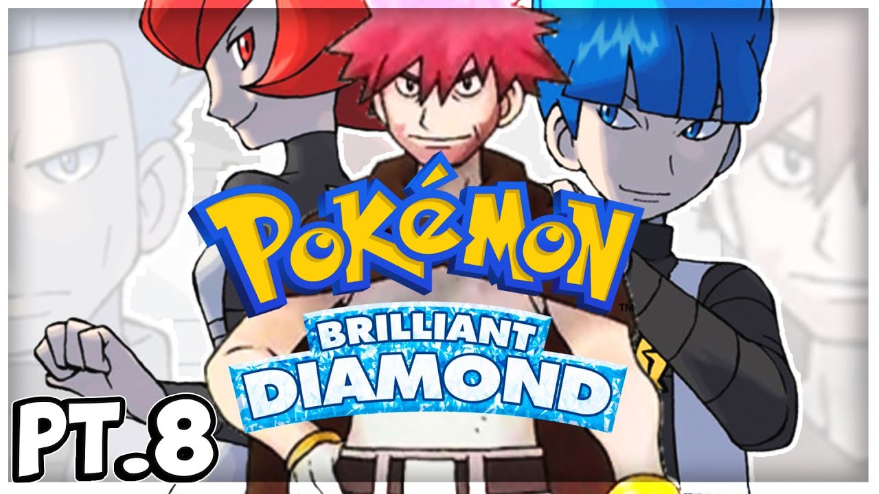 Pokemon Brilliant Diamond Playthrough PT 8 | Canalave Gym Leader Byron ...