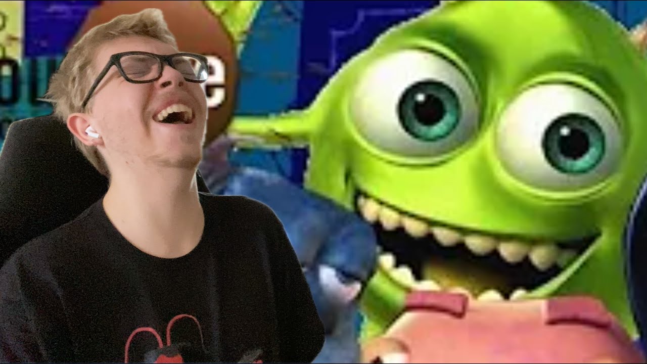 MIKE HAS TWO EYES! - YTP: Monsters Stink [REACTION] - YouTube