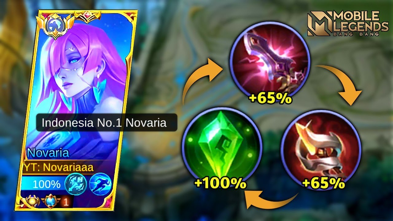 WTF DAMAGE!!! 😱 | Best Novaria 1 Hit Build & Emblem for Auto Win! | Top ...