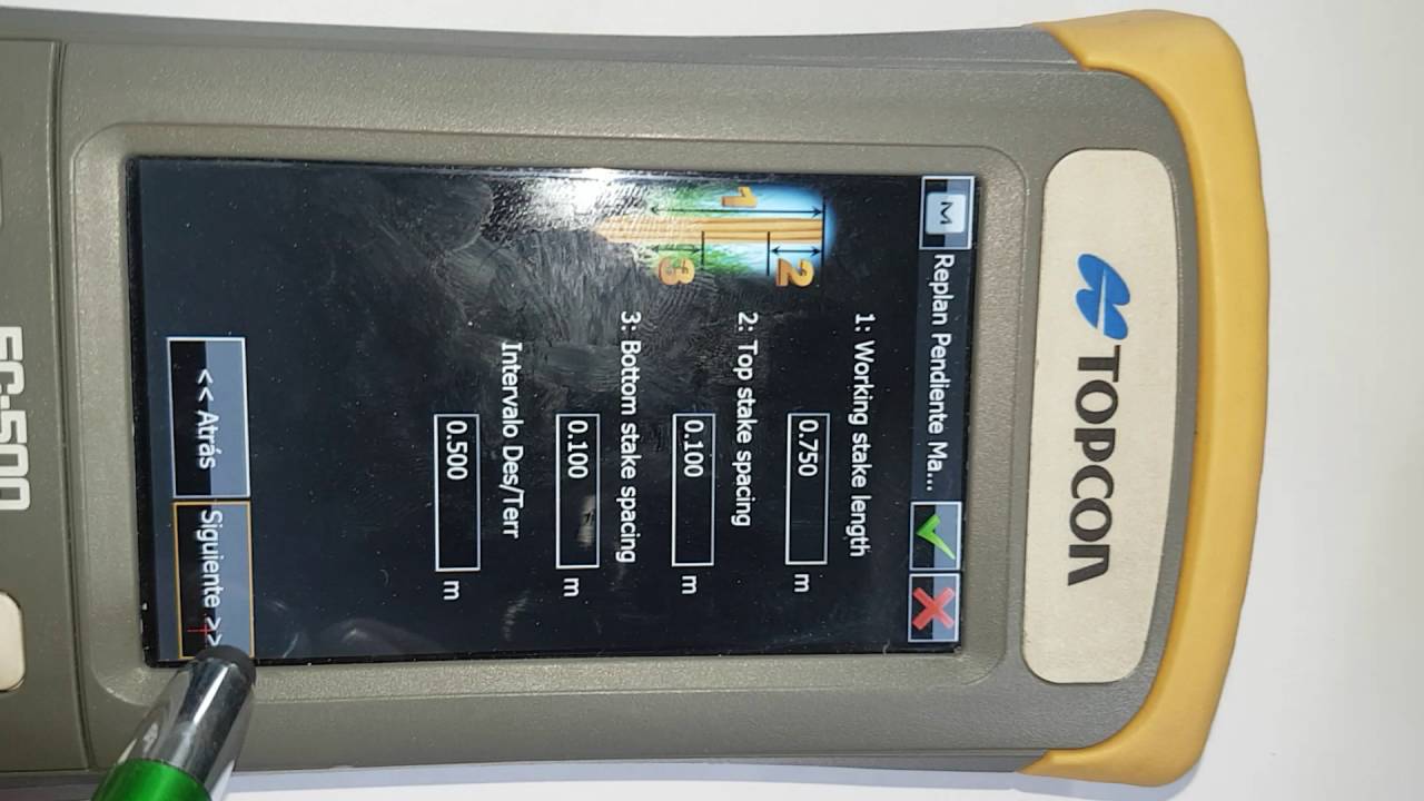 SRL 35 Topcon, configuración Magnet field - YouTube