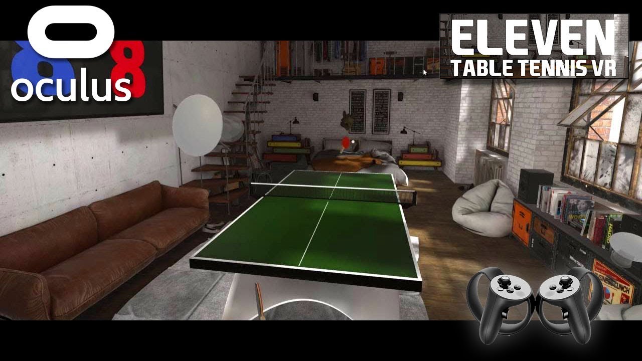 ELEVEN Table Tennis VR / oculus rift / first impression / deutsch / german - YouTube