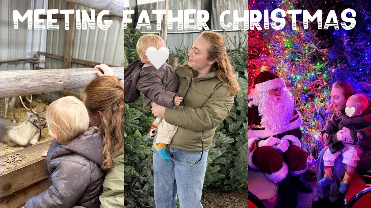 Toddler's first time meeting FATHER CHRISTMAS🎅🏼🎄 - YouTube