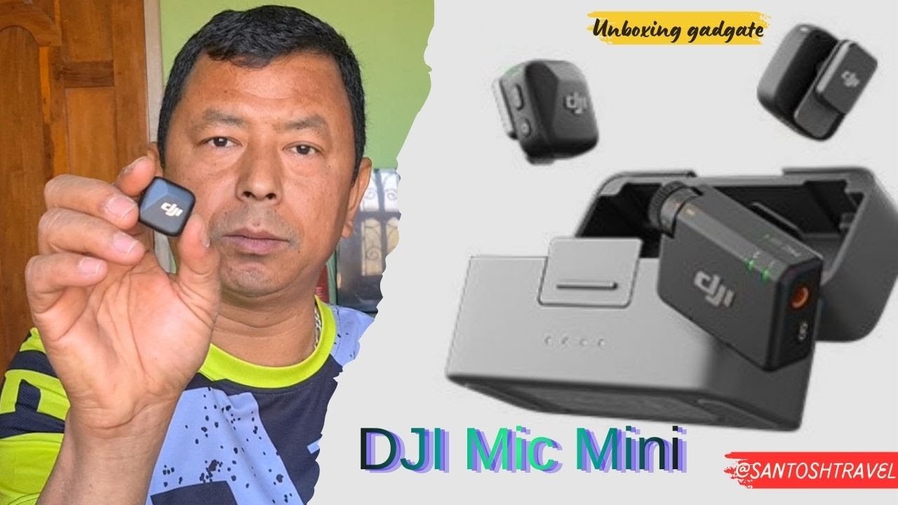 Unboxing DJI Mic Mini 🎤 | the best tiny wireless mic 🔥 | Most powerful ...