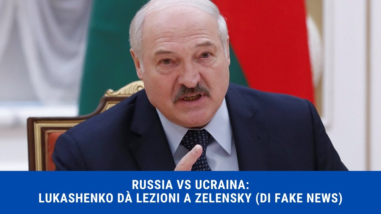 RUSSIA VS UCRAINA: Lukashenko torna a parlare, visita un bunker ...
