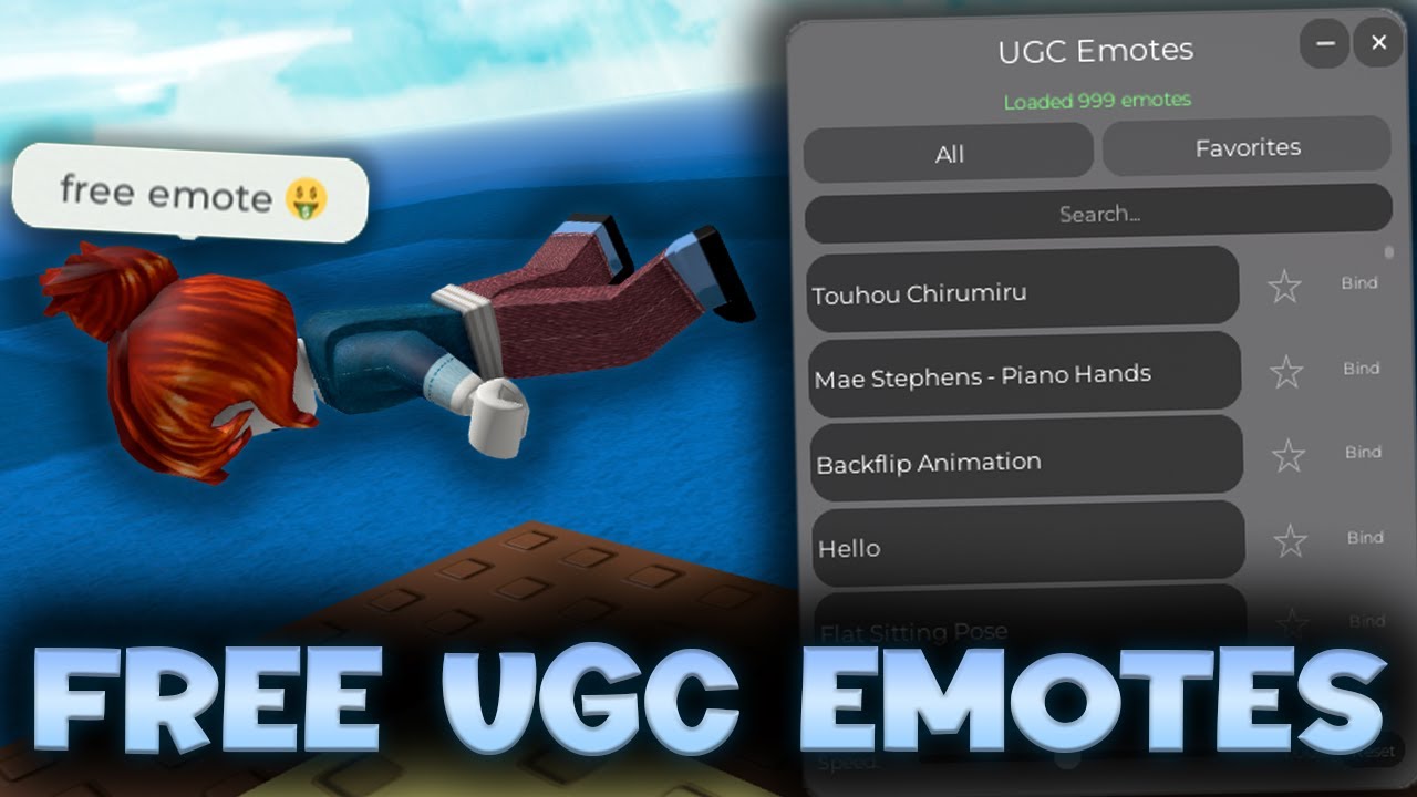 UGC Emote Admin Script GUI - ROBLOX EXPLOITING - YouTube